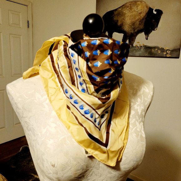 Echo | Accessories | Vintage Echo Blue Berry Scarf | Poshmark